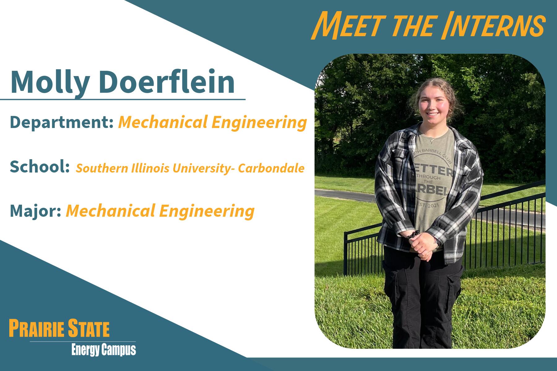Meet the Intern: Molly Doerflein - Prairie State Energy Campus